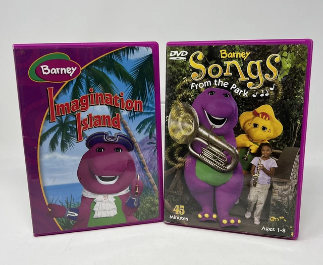BARNEY & FRIENDS Lot of 2 DVD -Barney Songs From The Park & Imagination ...