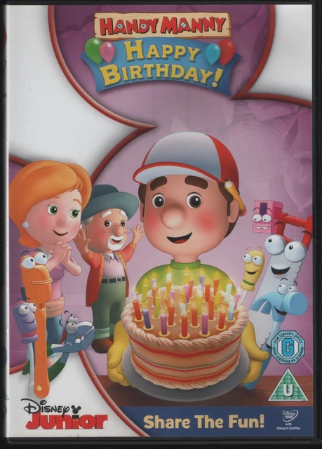 HANDY MANNY - Happy Birthday! (DVD 2010) Disney animated preschool ...