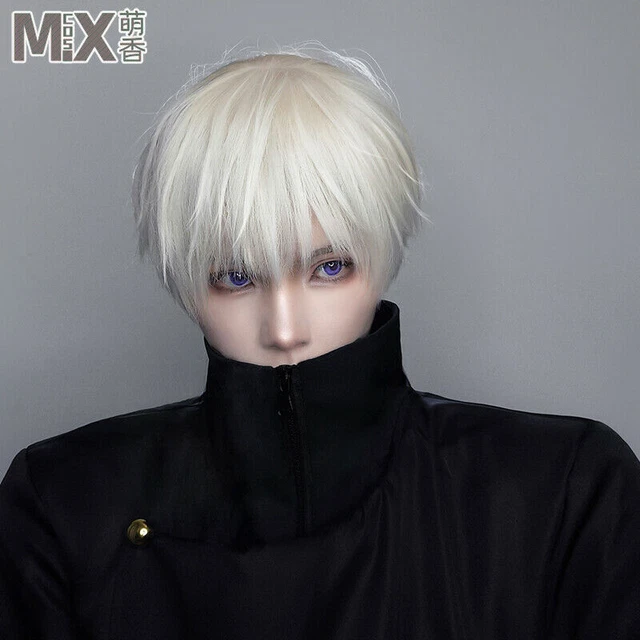 ANIME JUJUTSU KAISEN Inumaki Toge Daily Cosplay Full Wig Periwig ...
