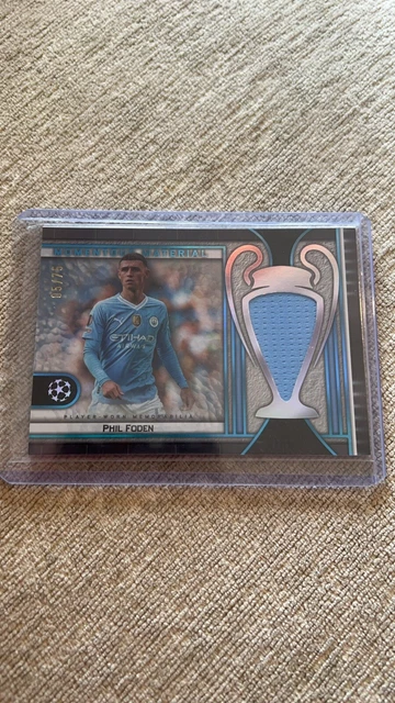 2023-24 TOPPS MUSEUM Phil Foden Patch /75 Manchester City Inghilterra ...