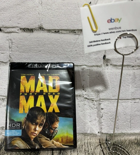 MAD MAX FURY Road 4K UHD Blu-ray Tom Hardy NEW $21.95 - PicClick