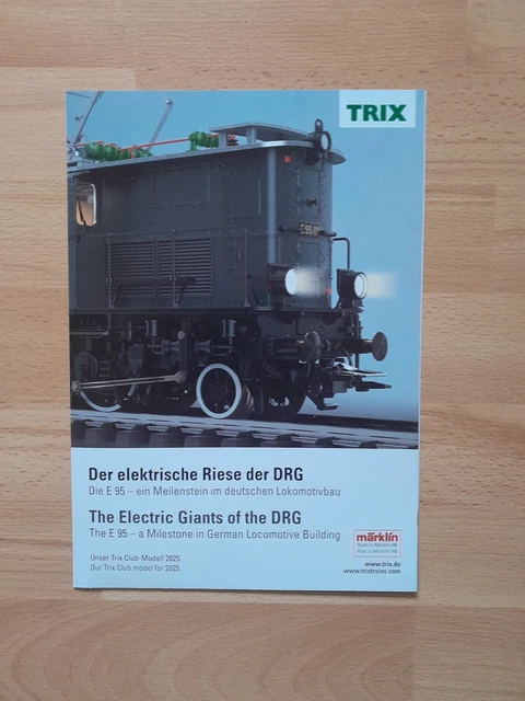 TRIX HO E95 Brochure/Poster The Electric Giant of DRG NEW! £1.40 ...