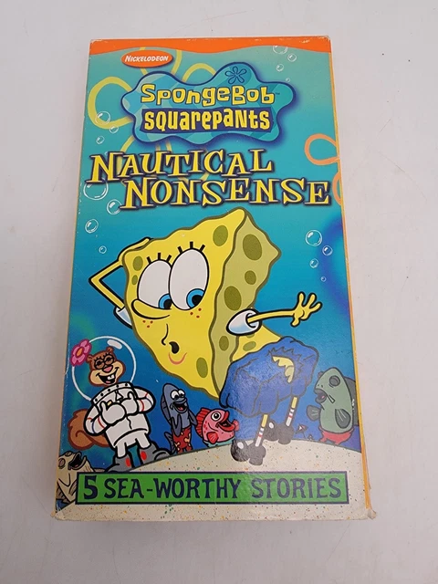 SPONGEBOB SQUAREPANTS VHS Lot - 4 Nautical Nonsense Sponge Buddies ...