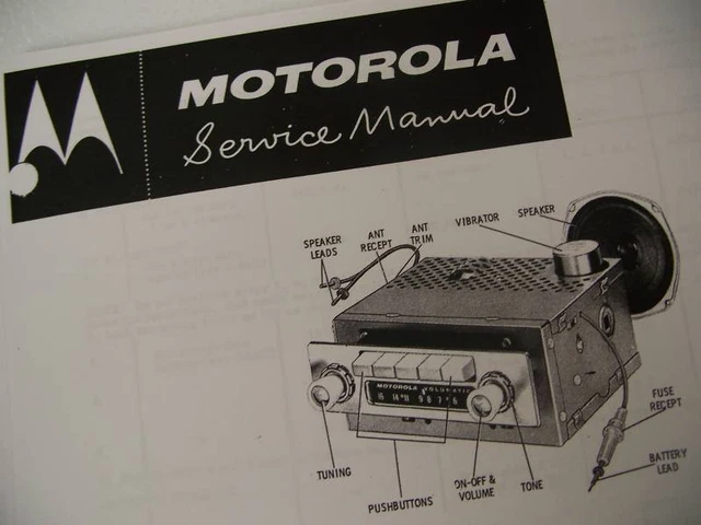 HUGE MANUAL MOTOROLA Home Radio SERVICE MANUAL CD EUR 15,44 - PicClick FR