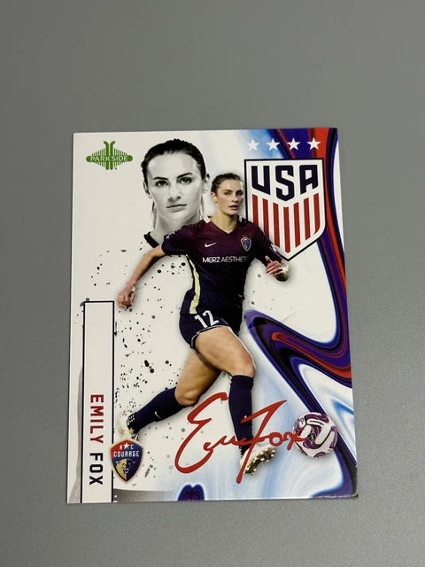 EMILY FOX 2023 Parkside USWNT One Nation One Team #1 NC Courage EUR 3 ...