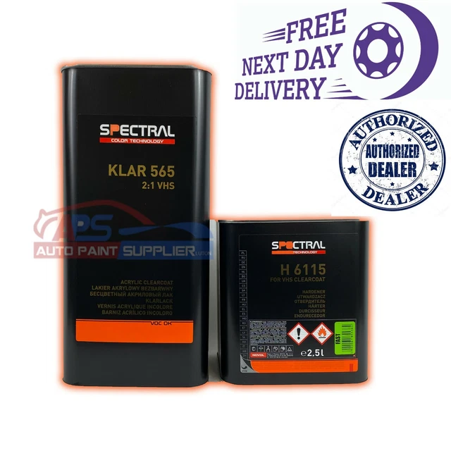 NOVOL SPECTRAL KLAR 565 VHS Clearcoat Lacquer Kit – 7.5L Kit with Fast ...