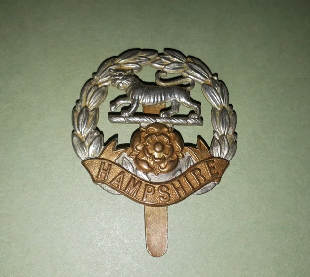 THE HAMPSHIRE REGIMENT British Army Bi-Metal Cap Badge £7.49 - PicClick UK
