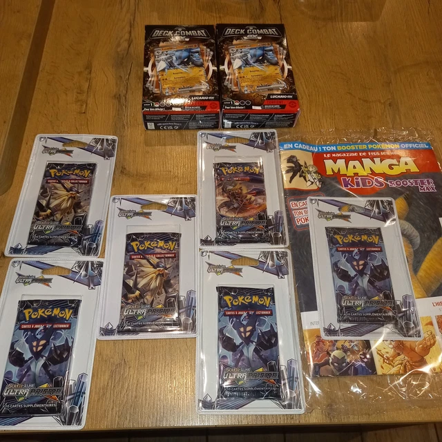 LOT BOOSTER POKEMON soleil et lune ultra prisme avec 2 deck EUR 56,00 ...