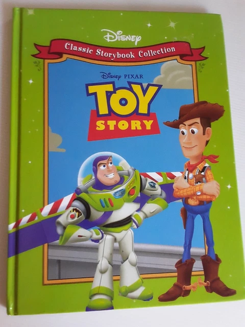 DISNEY PIXAR TOY story Classic Storybook Illustrated Book Woody Buzz ...
