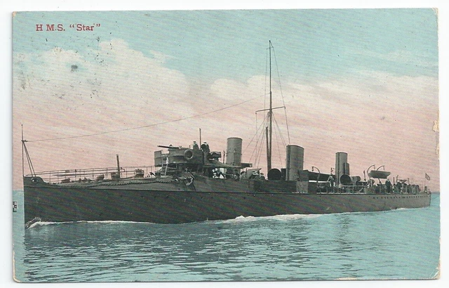 HMS STAR STAR / C-class TBD Destroyer Royal Navy Used PC £9.19 ...