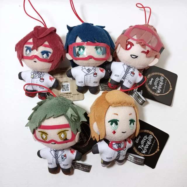 DISNEY TWISTED WONDERLAND Plushie Toy Hanging Doll Riddle Ace Deuce ...