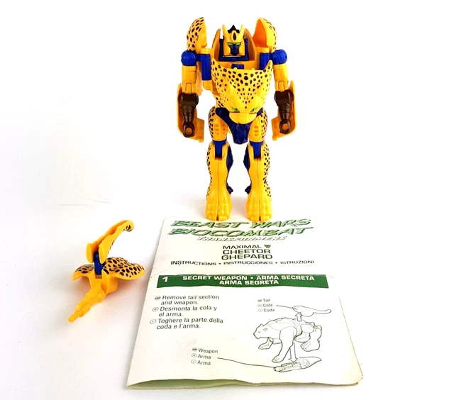 TRANSFORMERS BEAST WARS Biocombat - Cheetor Maximal - Green Eyes ...