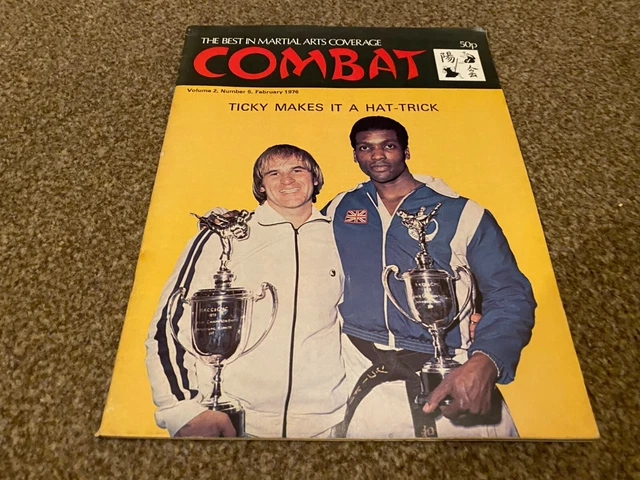 COMBAT MAGAZINE 1976 Feb John Stracey. Hamish Adam. Tony Rey. Brian ...