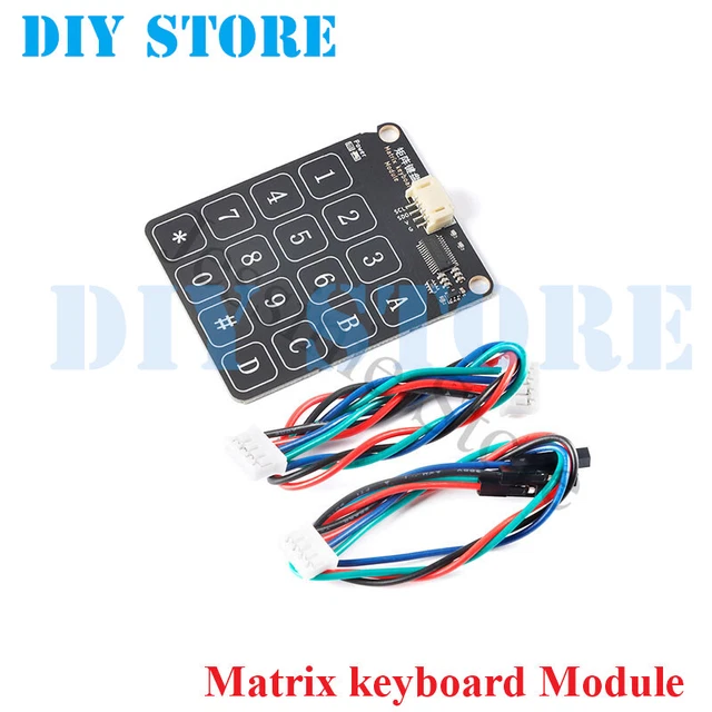 4X4 MATRIX 16 Keys Button Switch Keyboard Array Module Capacitive Touch ...