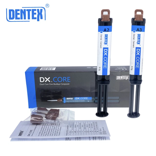 DENTAL DUAL CURE Flowable Composite Resin Refill Core Build Up 8g ...