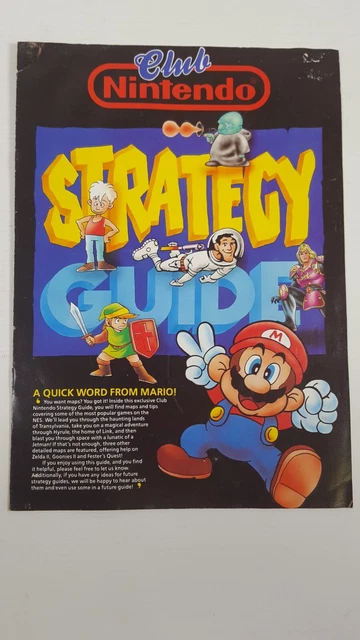 CLUB NINTENDO STRATEGY Guide Magazine Special Mario Legend of Zelda ...