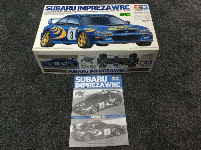 TAMIYA RC VINTAGE Subaru Impreza 1997 WRC Kit Box & Build Manual 58226 ...