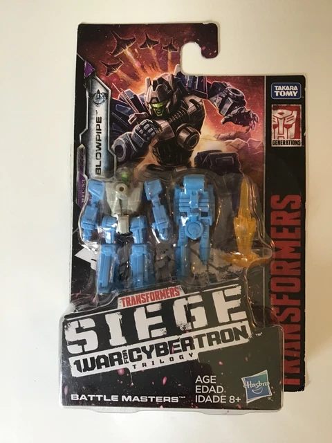 TRANSFORMERS SIEGE WAR for Cybertron Battle Masters Blowpipe Figure $20 ...