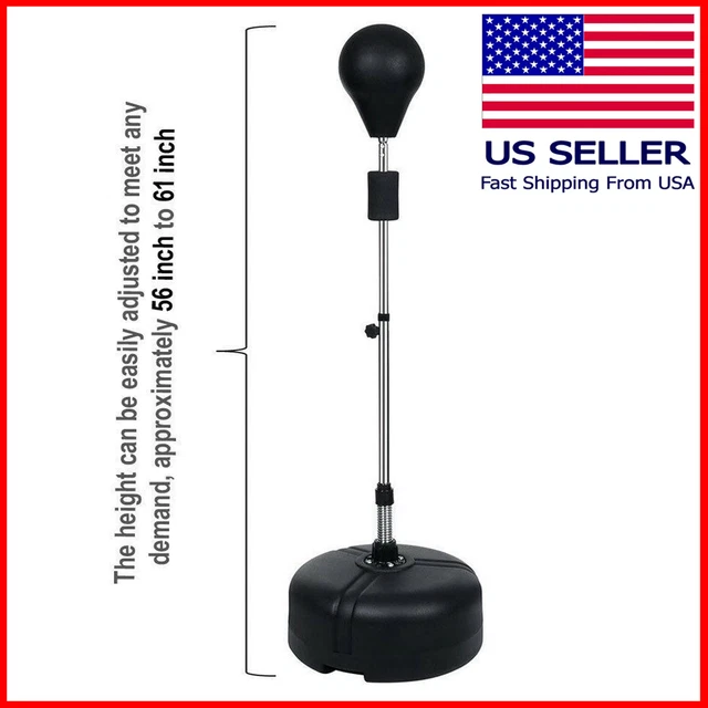 SAC DE FRAPPE support boxe réglable hauteur vitesse balle MMA ...