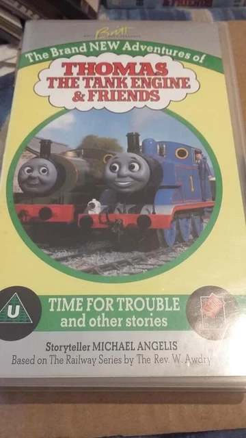 THOMAS THE TANK Engine 'TIME FOR TROUBLE' RARE 1991 KIDS VHS - 8 ...