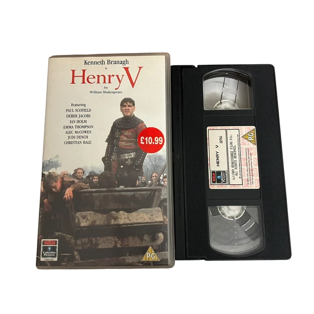 HENRY V : VHS Video Tape Starring Kenneth Branagh £6.25 - PicClick UK