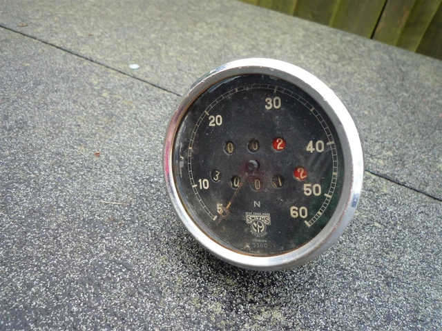 SMITHS MA GOVERNOR SPEEDO pre war vintage motorcycle bsa rudge lorry ...