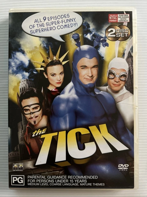 2 DISC DVD - THE TICK Complete Series (2001) R4 - Patrick Warburton £8. ...