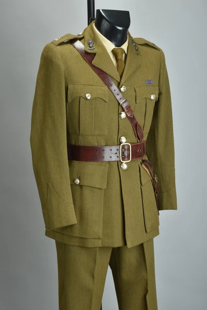 BRITISH OFFICERS' UNIFORM. 1966 Bespoke London Tailored SD with Sam ...