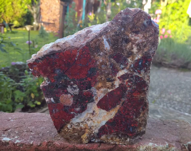 WUNDERSCHÖNER GESCHLIFFENER ROTER Jaspis 1000g Tokaj Gebirge Ungarn EUR ...