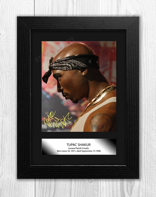 TUPAC SHAKUR A4 reproduction autograph photograph picture with choice ...