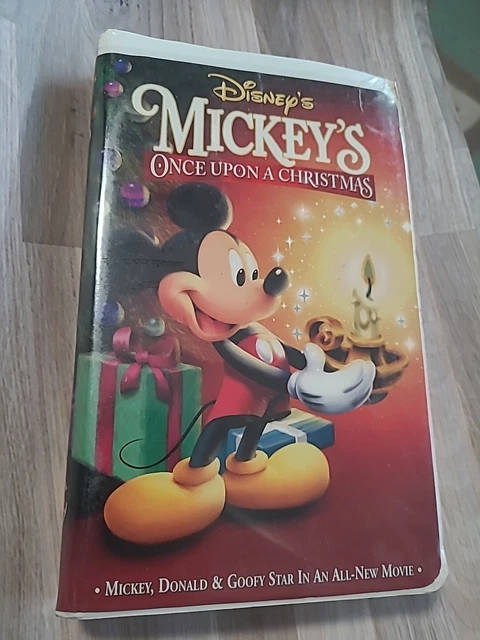 MICKEY'S ONCE UPON A Christmas VHS - Classic Animated Holiday Film on ...