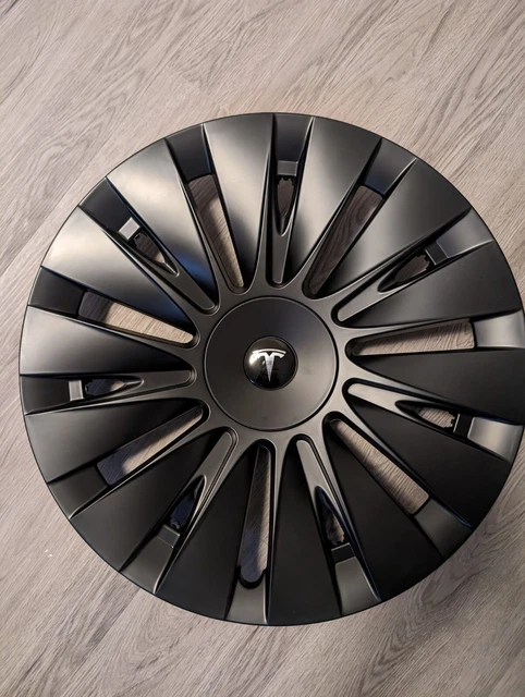 UK EXCL, INDUCTION Tesla Model Y 4 x 19" Wheel Covers Cover Hub Cap, T ...