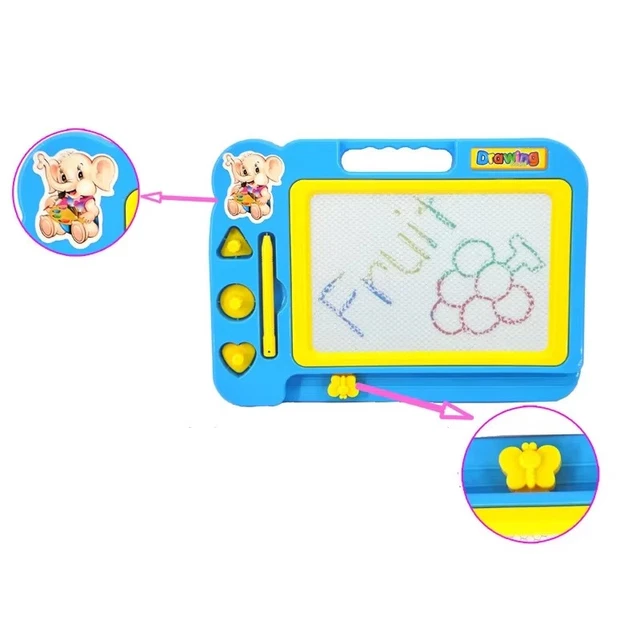CHILDREN MAGNETIC DRAWING Board Colour Graffiti Art Educational Toy £11 ...