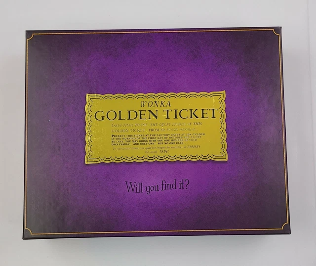 WILLY WONKA GOLDEN Ticket 50th Anniversary Buffalo Board Game New £18. ...