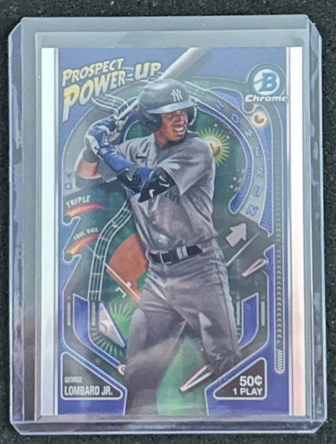 GEORGE LOMBARD JR. 2024 Bowman Chrome Prospects mise sous tension #PP ...