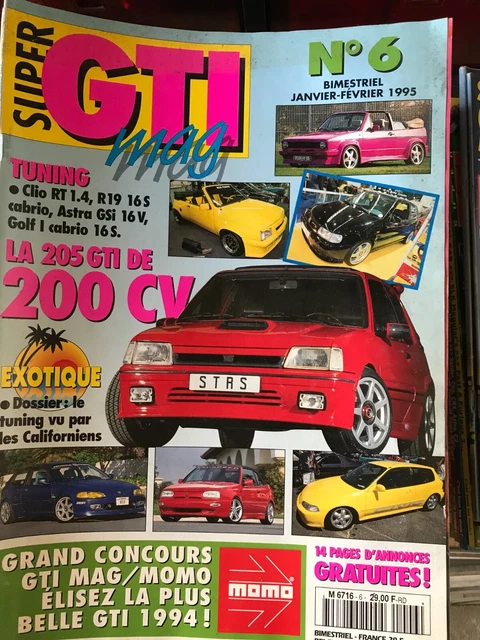 GTI MAG MAGASINE mensuel sur le tuning des années 90 2000 EUR 55,00 ...
