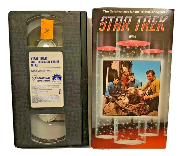 STAR TREK MIRI VHS 1966 Original TV Series Episode #12 Excellent ...