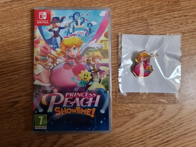 NINTENDO SWITCH PRINCESS Peach Showtime! + Free Pin Promo Game New ...