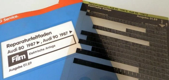 REPARATURLEITFADEN AUDI 80 90 B3 Elektrische Anlage Radio Schalttafel ...