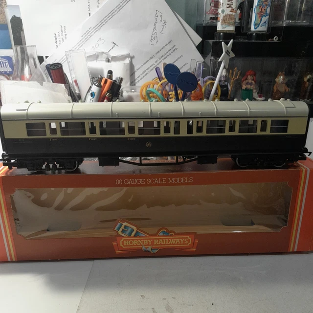 VINTAGE HORNBY RAILWAYS OO Gauge R456 GWR Composite 1st/2nd Coach 6024 ...