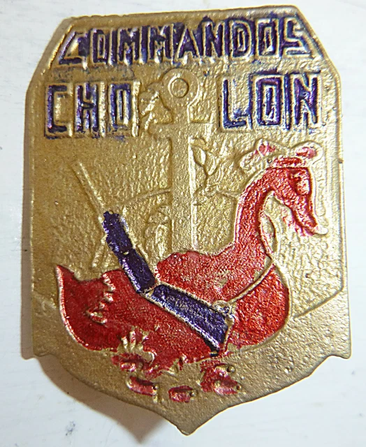 INDOCHINE WAR - French Foreign Legion - CHOLON COMMANDOS BADGE ...