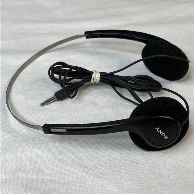 VINTAGE SONY WALKMAN MDR-006 Lightweight Headphones On Ear Foam Pads ...