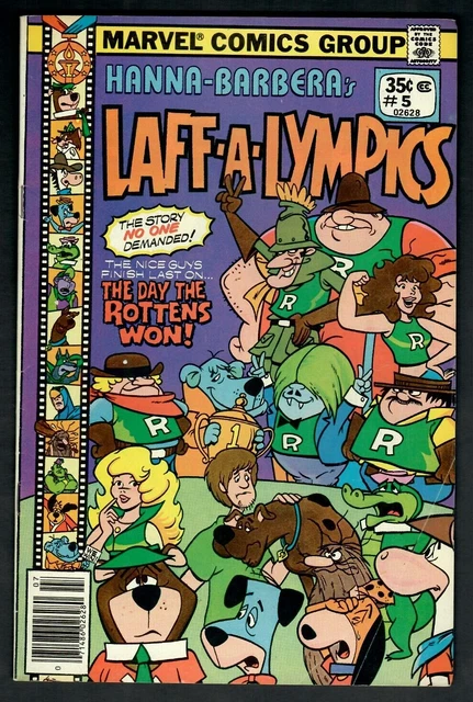 DESSIN ANIMÉ MARVEL Hanna-Barbera 35c âge du bronze Laff-A-Lympics # 5 ...