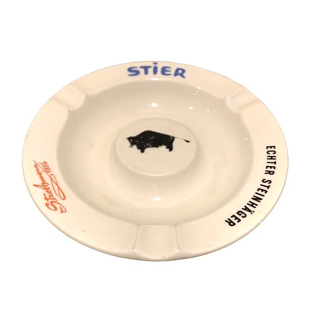 VINTAGE STIER ECHTER STEINHAGER STROTHMANN 1886 German Beer Cigar Rest ...