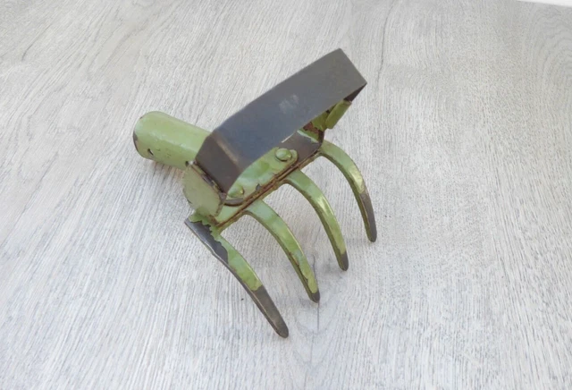 VINTAGE HOE RAKE head Tool Push Pull Hoe cultivator Double Duo ...