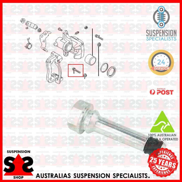 REAR GUIDE BOLT, Brake Caliper Suit KIA Rio Ii Saloon (Jb) 1.6 16V RIO II EUR 21,16 - PicClick FR