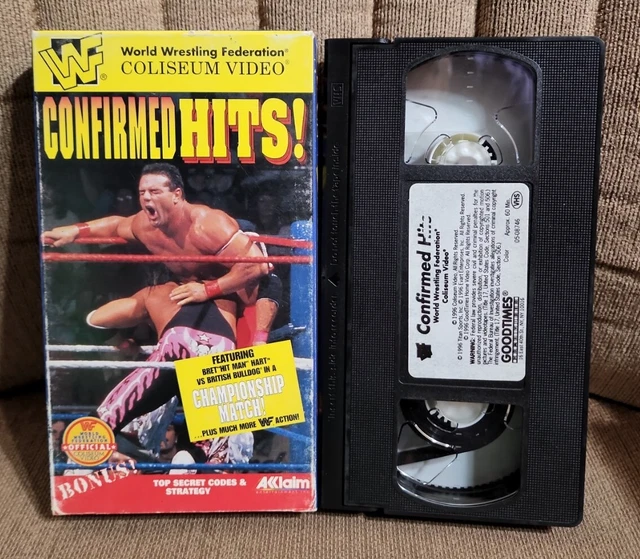 WWF: CONFIRMED HITS VHS, WWE, Coliseum Video, Hart, Diesel, Undertaker ...