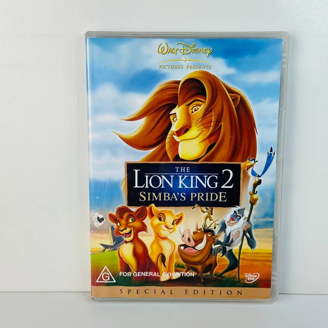 THE LION KING 2-Simba's Pride (DVD, 1998) Region 4 + Fast Post $4.90 - PicClick AU