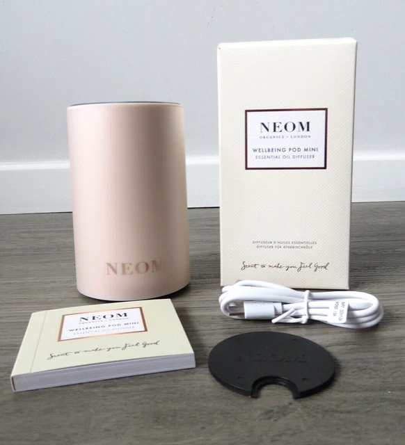 NEOM ORGANICS PORTABLE Wellbeing Pod Mini Essential Oil Diffuser Pink ...