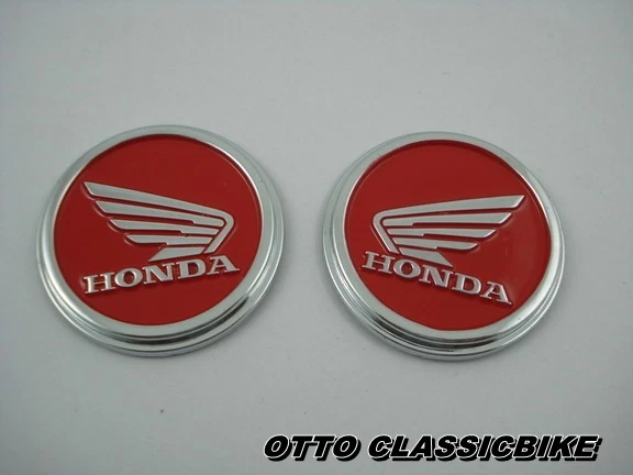 HONDA GORILLA MONKEY Z50 Z50J Z50R Fuel Tank Emblème 1Paire // Rouge ...